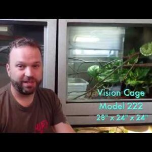 Model 422 Cage - 70 Gallon Reptile Enclosure - Vision Products