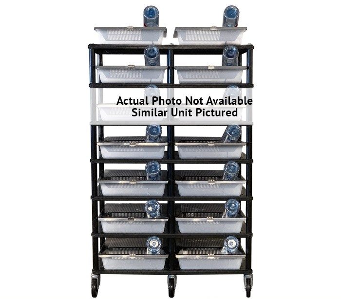 V-35S Tub Rodent Lid Breeding Rack 5 Levels, 10 Tubs For Breeding Mice ...