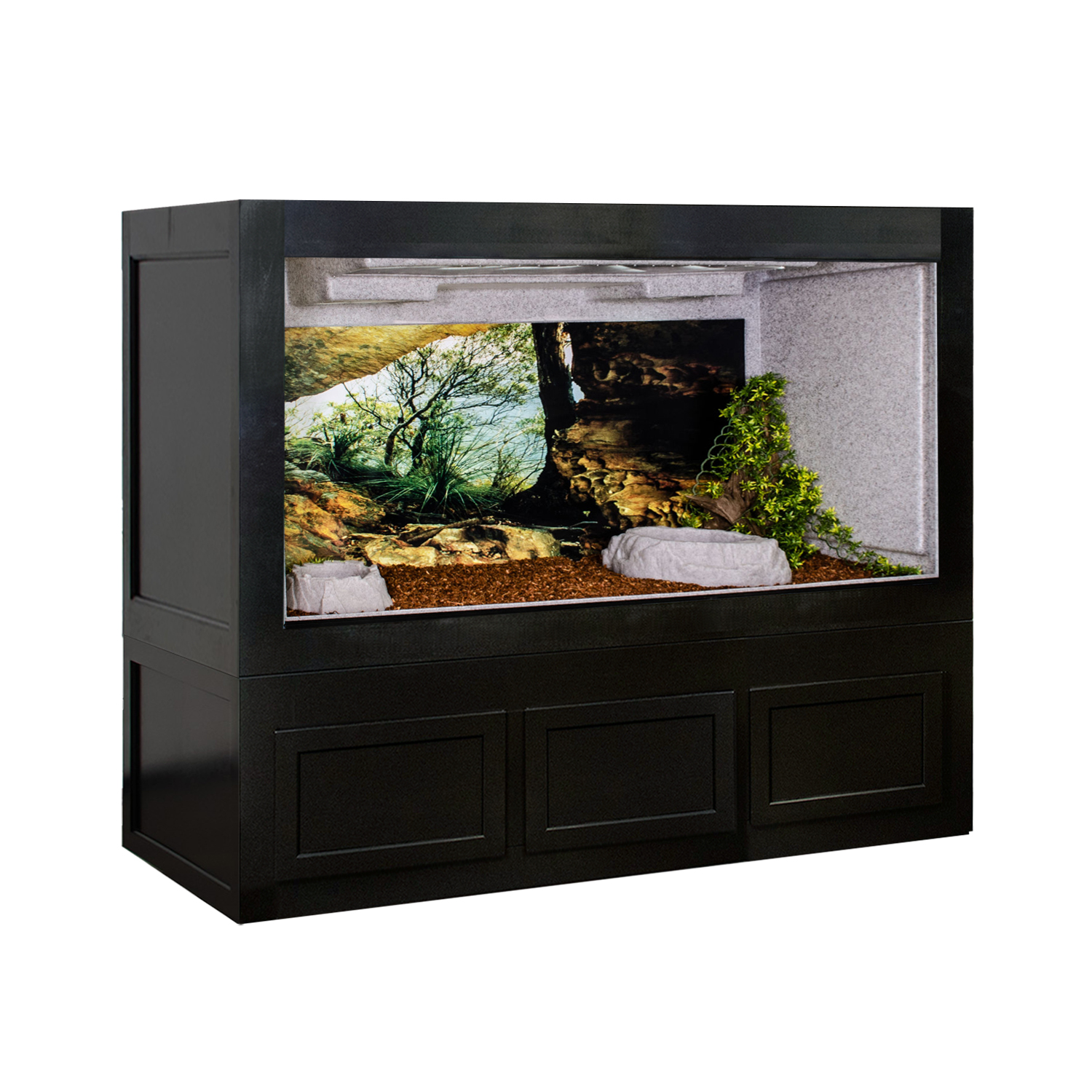 Model 734 Wood Cage Rack - Vision Products