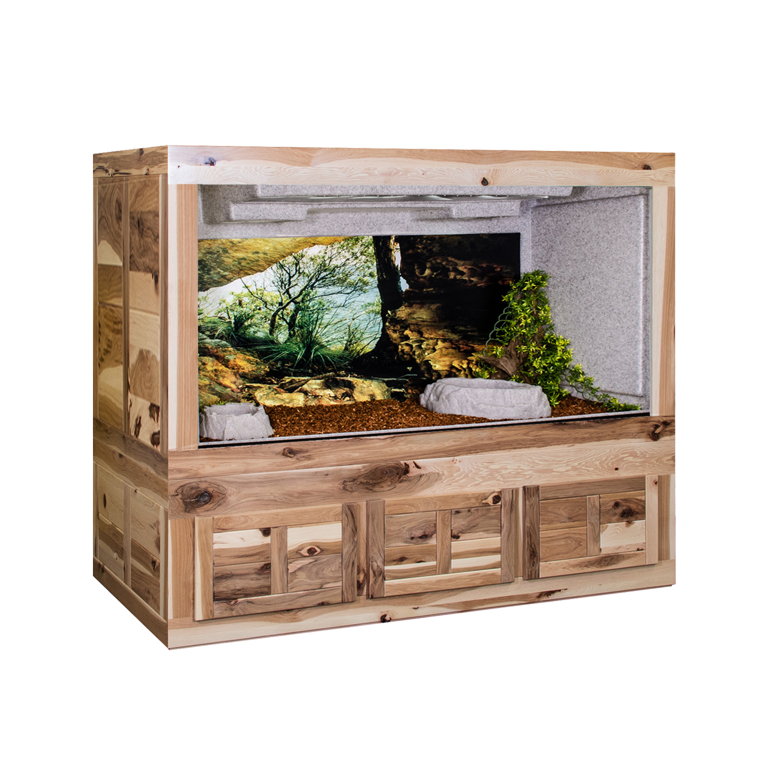 Model 734 Wood Cage Rack - Vision Products