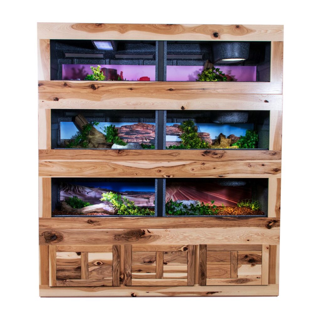 Model 632 Wood Cage Rack - Vision Products