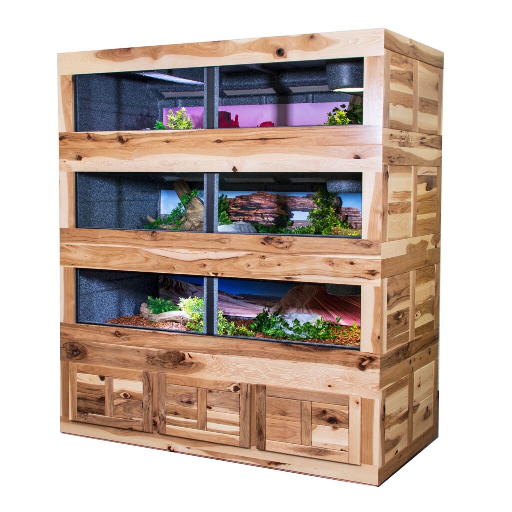 Model 734 Wood Cage Rack - Vision Products